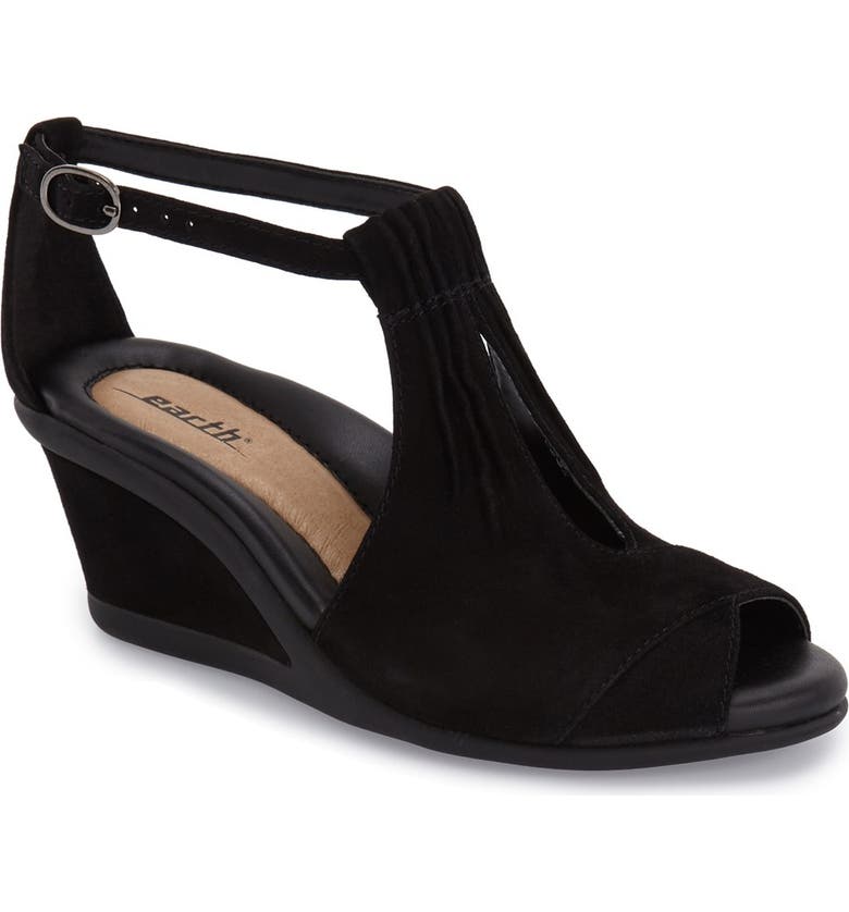 Earth® Caper T Strap Wedge Sandal Women Nordstrom