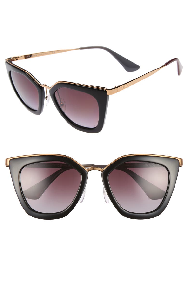 Prada 52mm Polarized Cat Eye Sunglasses Nordstrom