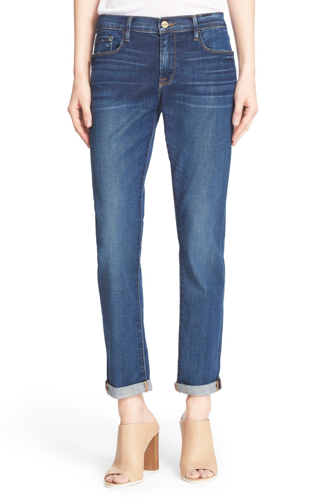 FRAME 'Le Garcon' Skinny Boyfriend Jeans (Mentor) (Nordstrom Exclusive ...