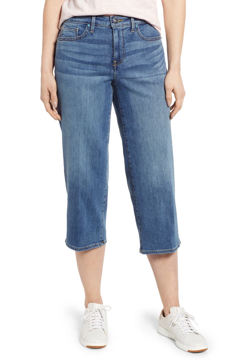 NYDJ Wide Leg Capri Jeans (Rhodes) | Nordstrom NYDJ Wide Leg Capri Jeans (Rhodes) | Nordstrom