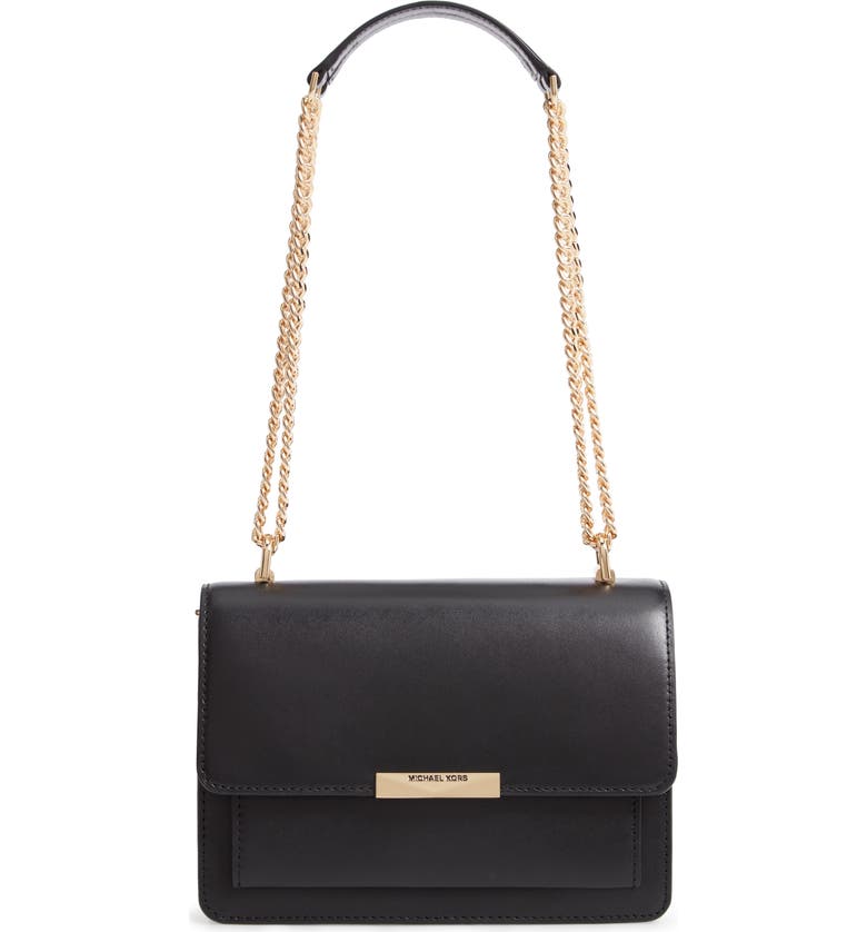 MICHAEL Michael Kors Jade Leather Gusset Shoulder Bag | Nordstrom MICHAEL Michael Kors Jade Leather Gusset Shoulder Bag | Nordstrom