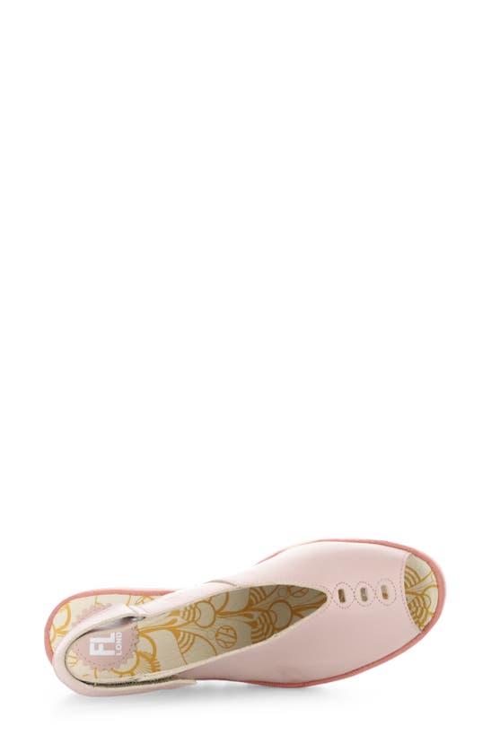 Fly London Yeay Peep Toe Sandal In Nude Dublin | ModeSens