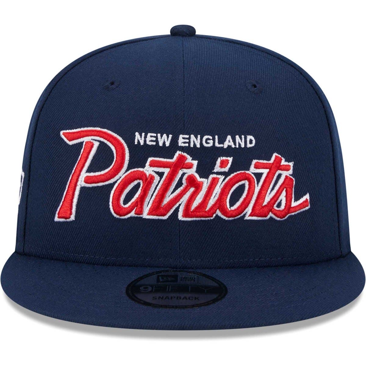 New Era Men's New Era Navy New England Patriots Main Script 9FIFTY ...