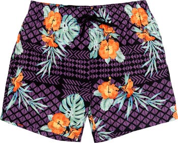 BURNSIDE Print Swim Trunks | Nordstromrack