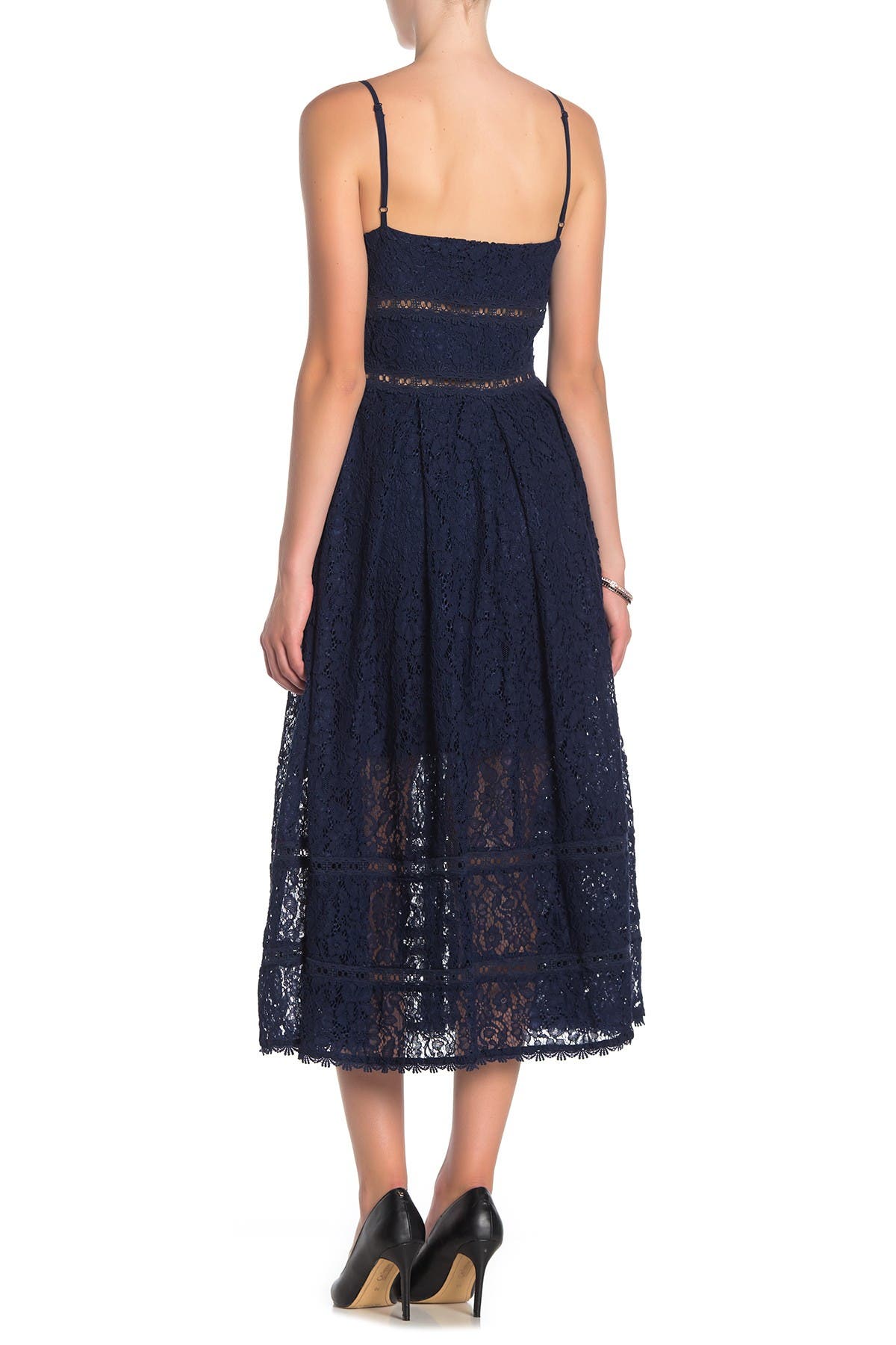 Nsr Sleeveless Lace Midi Dress Nordstrom Rack