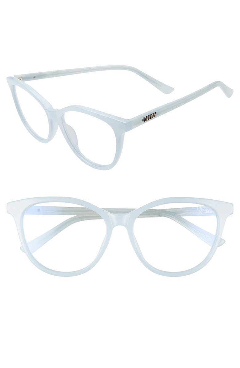 Quay Australia All Nighter 50mm Blue Light Blocking Optical Glasses Nordstrom