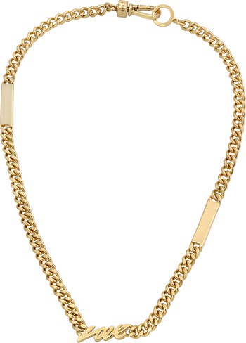 AllSaints Love Chain Link Necklace | Nordstrom