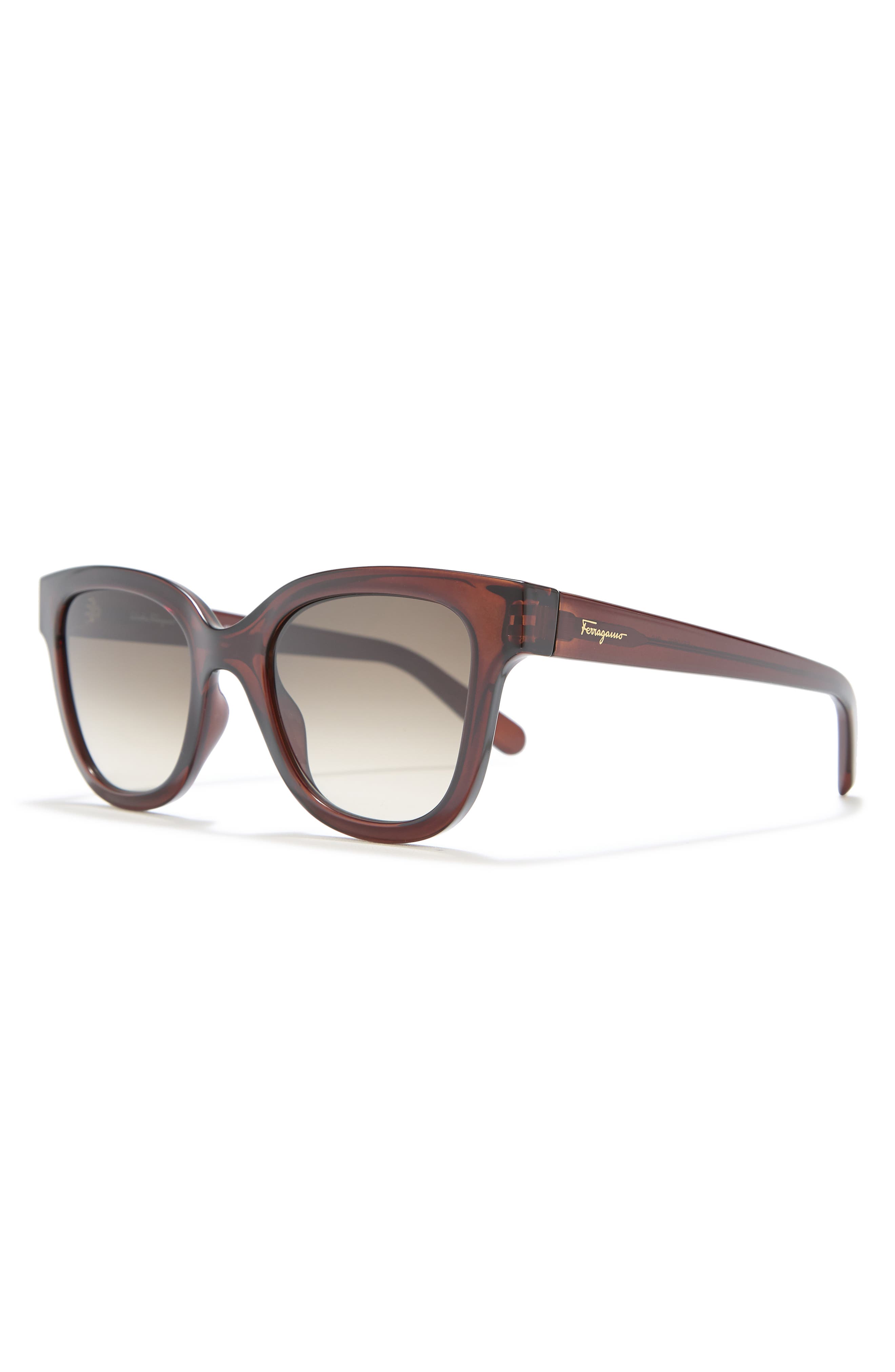 FERRAGAMO 52mm Rectangle Sunglasses | Nordstromrack