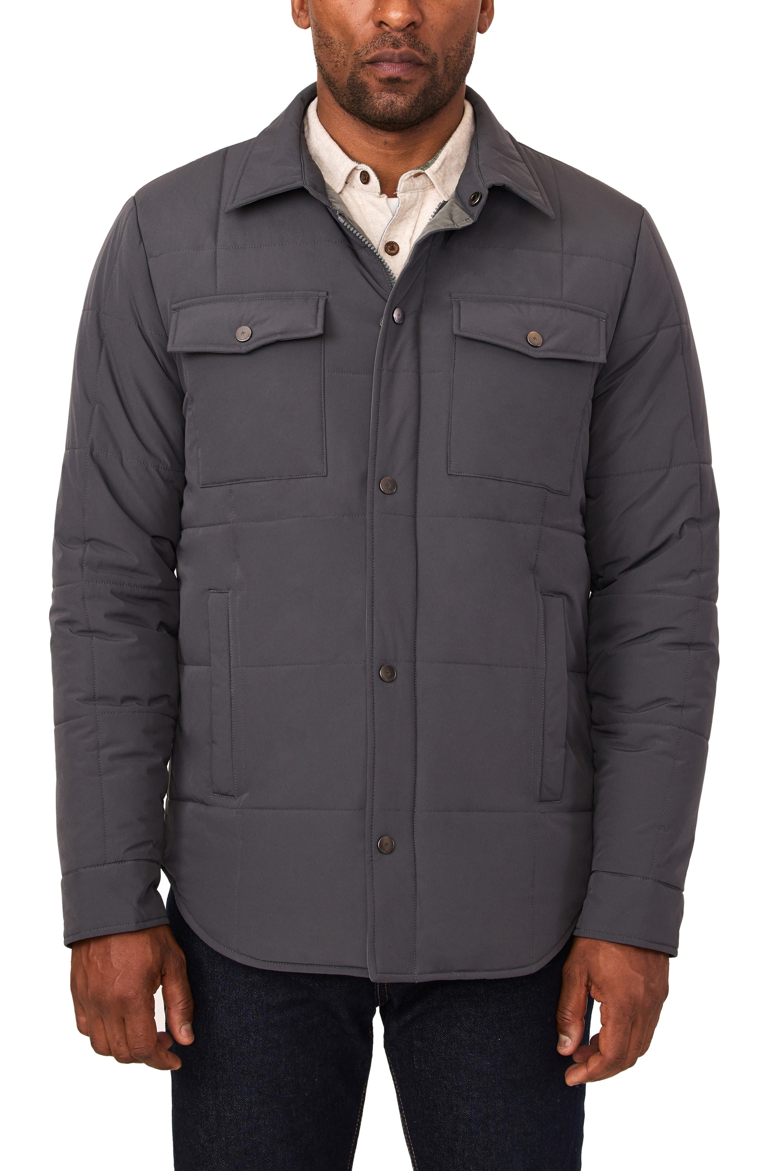 RAINFOREST The Weekend Outdoor Quilted Water Resistant Shacket in ...