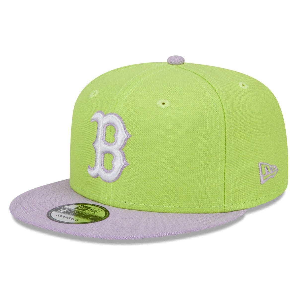 New Era Men's New Era Neon Green/Purple Boston Red Sox Spring Basic Two ...