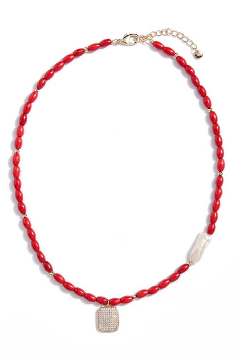 Red Statement Necklaces | Nordstrom