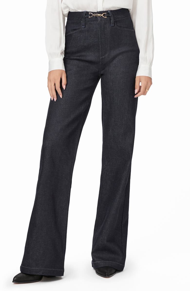 PAIGE Leenah Clasp High Waist Wide Leg Jeans | Nordstrom