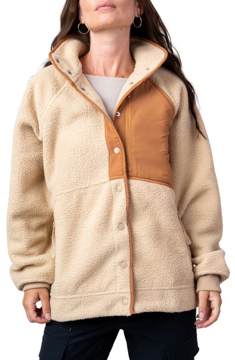 Women's Beige Fleece Jackets | Nordstrom