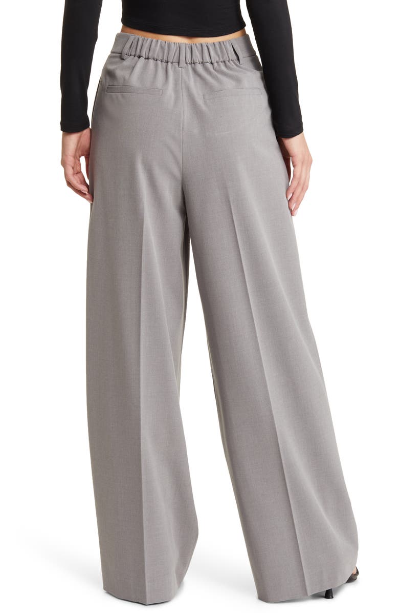Open Edit Relaxed Waist Wide Leg Trousers | Nordstrom