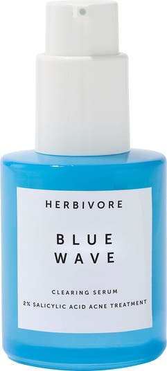Herbivore Botanicals Blue Wave 2% Salicylic Acid Acne Treatment Serum ...