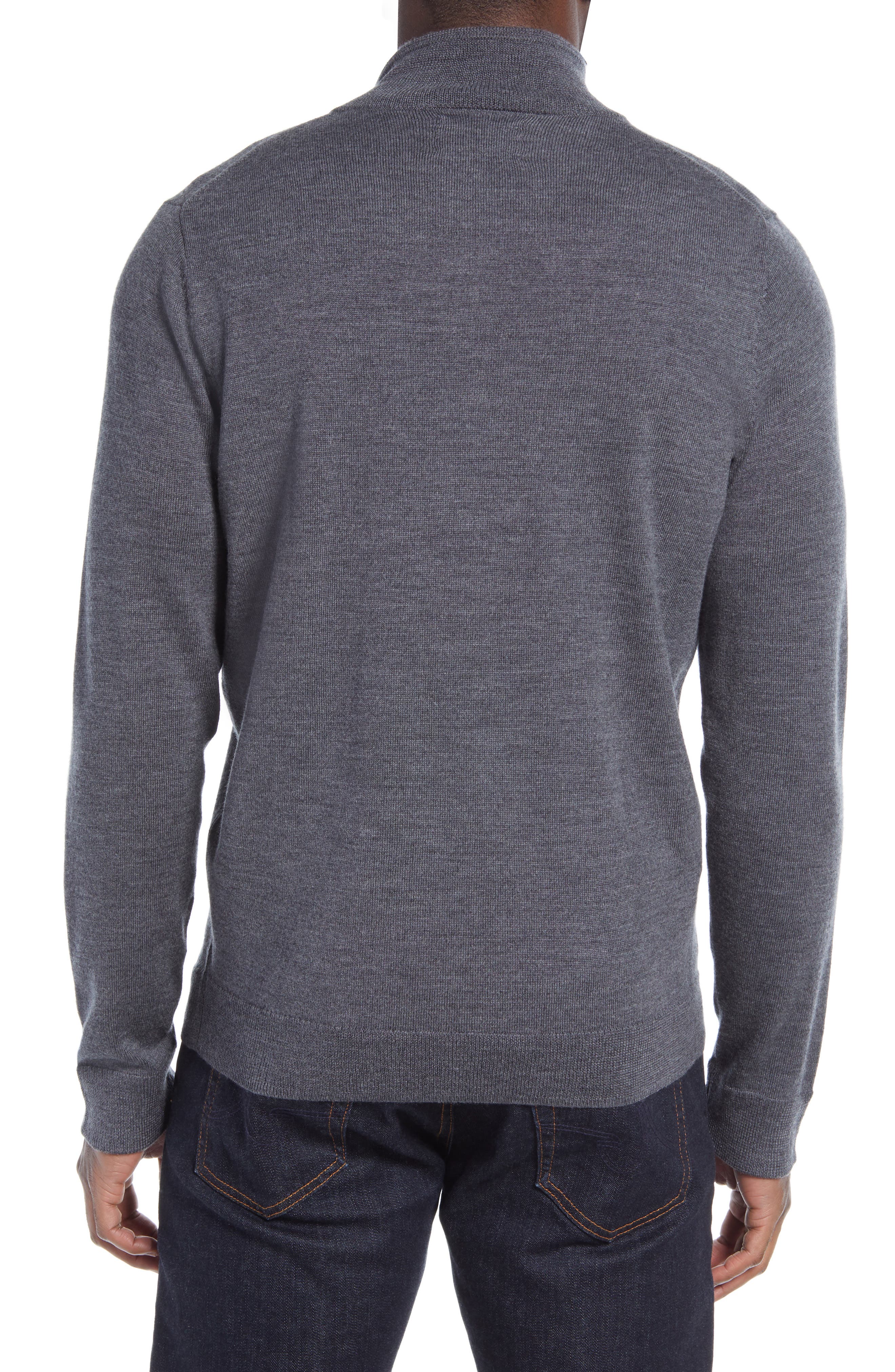 Nordstrom Washable Merino Quarter Zip Sweater | Nordstrom