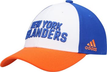 adidas Men's adidas White New York Islanders Locker Room Adjustable Hat ...