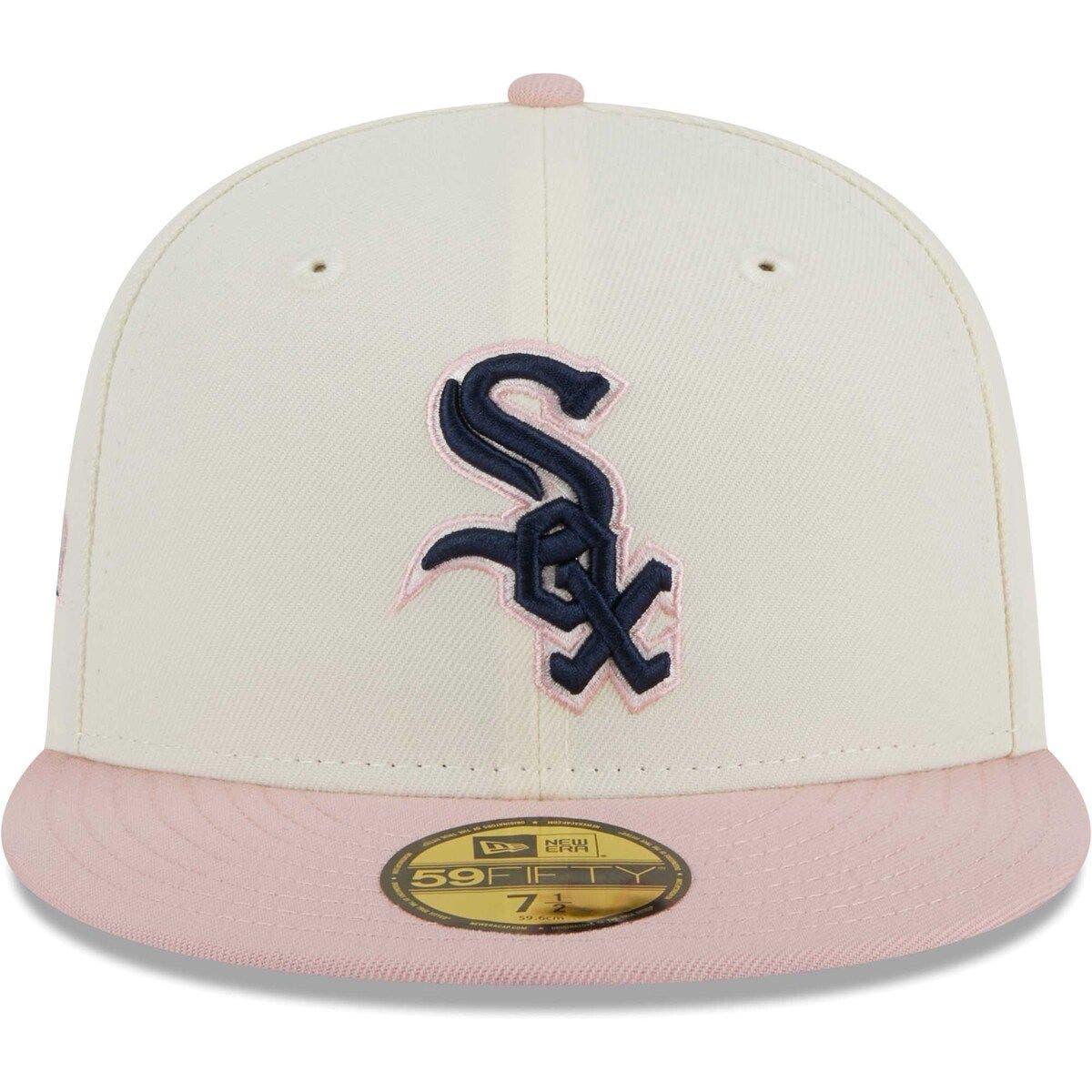 New Era Men's New Era White/Pink Chicago White Sox Chrome Rogue 59FIFTY ...
