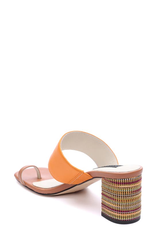 Sanctuary Bold Toe Loop Slide Sandal In Mango Lion | ModeSens