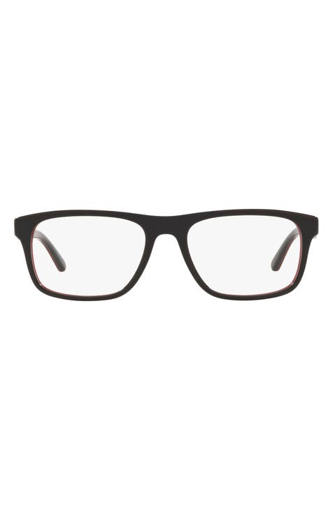 Men's Red Eyeglasses