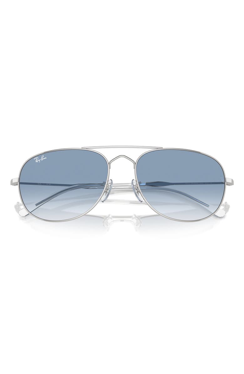 Ray-Ban Bain Bridge 57mm Pillow Gradient Aviator Sunglasses | Nordstrom