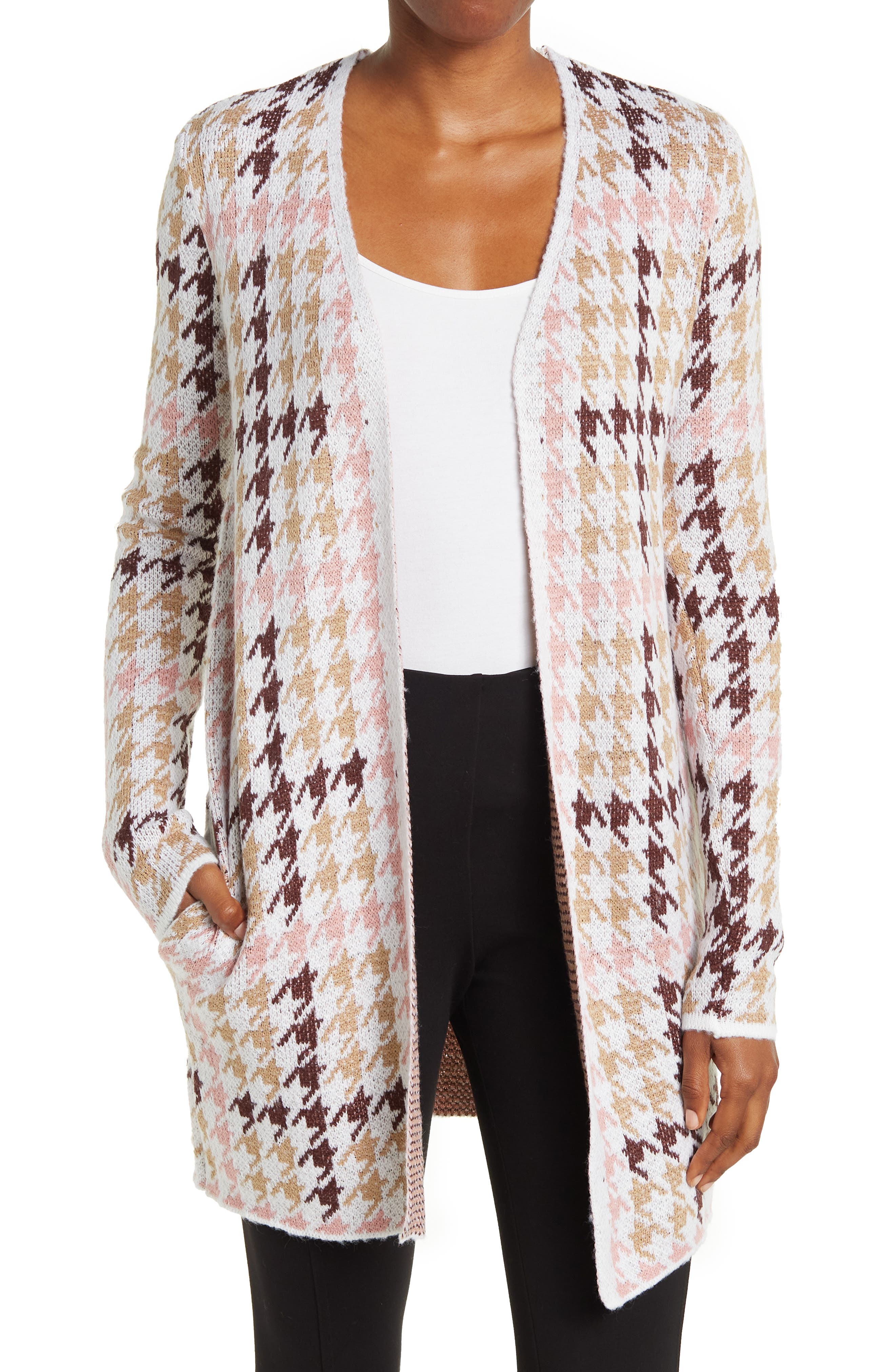Love By Design Randee Long Patterned Cardigan | Nordstromrack