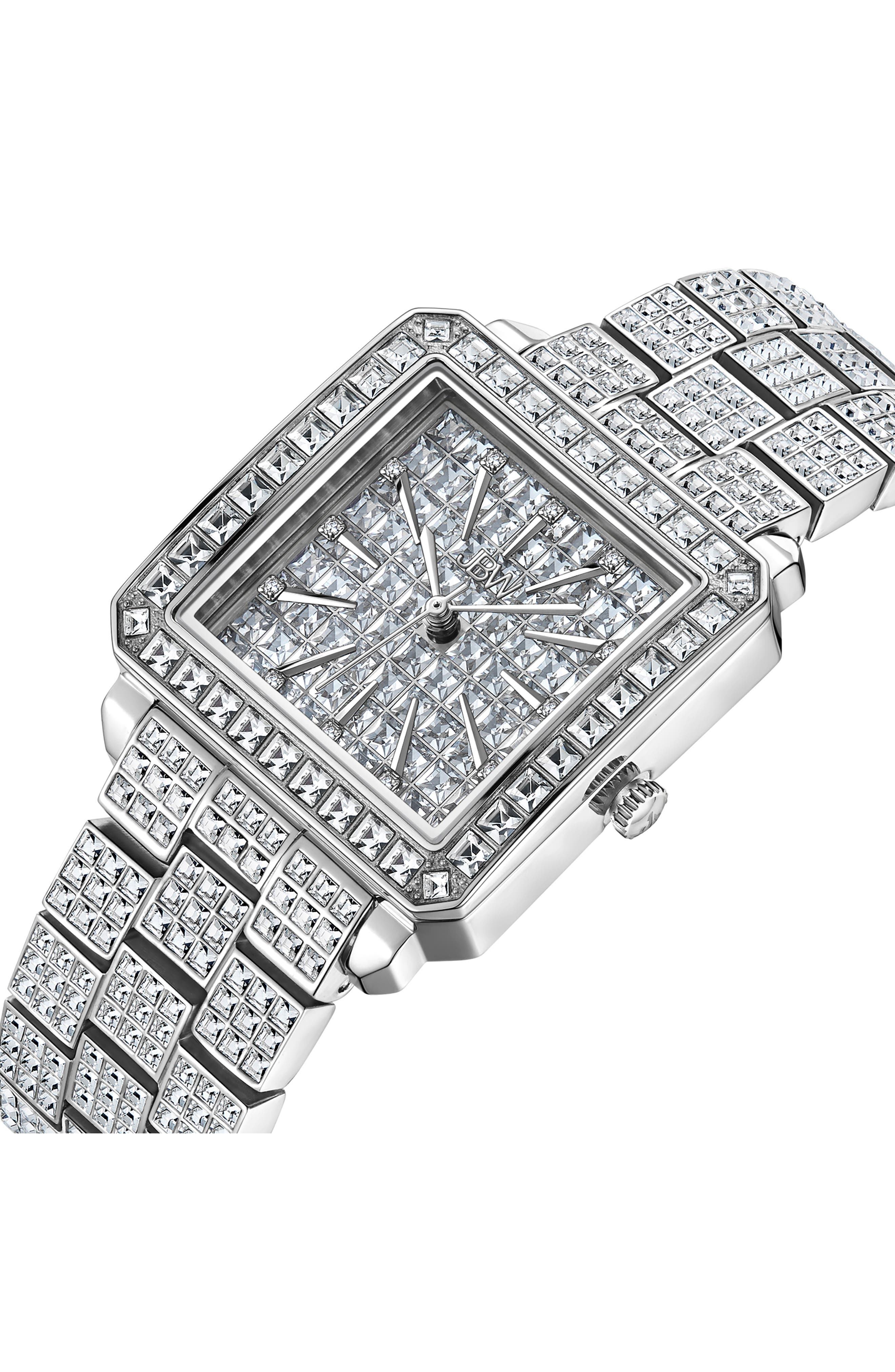 JBW Reserve Cristal Bracelet Watch, 28mm | Nordstrom