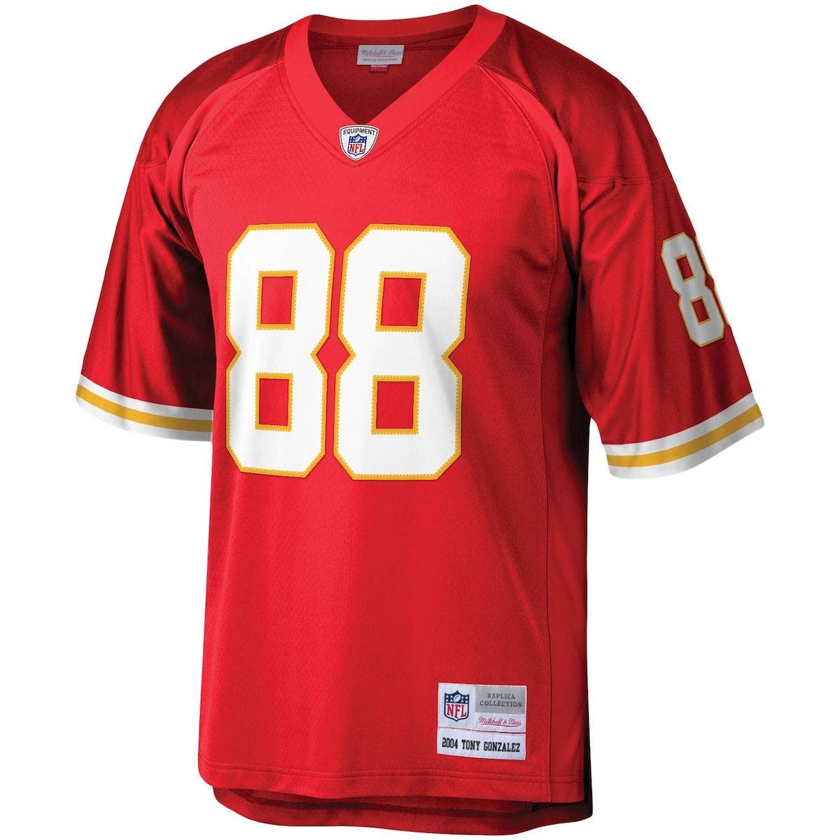 Mitchell & Ness Men's Mitchell & Ness Tony Gonzalez Red Kansas City ...