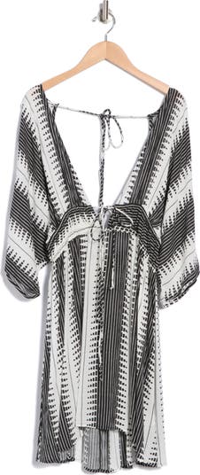 Elan Kenya Short Sleeve Cover-Up Maxi Dress | Nordstromrack