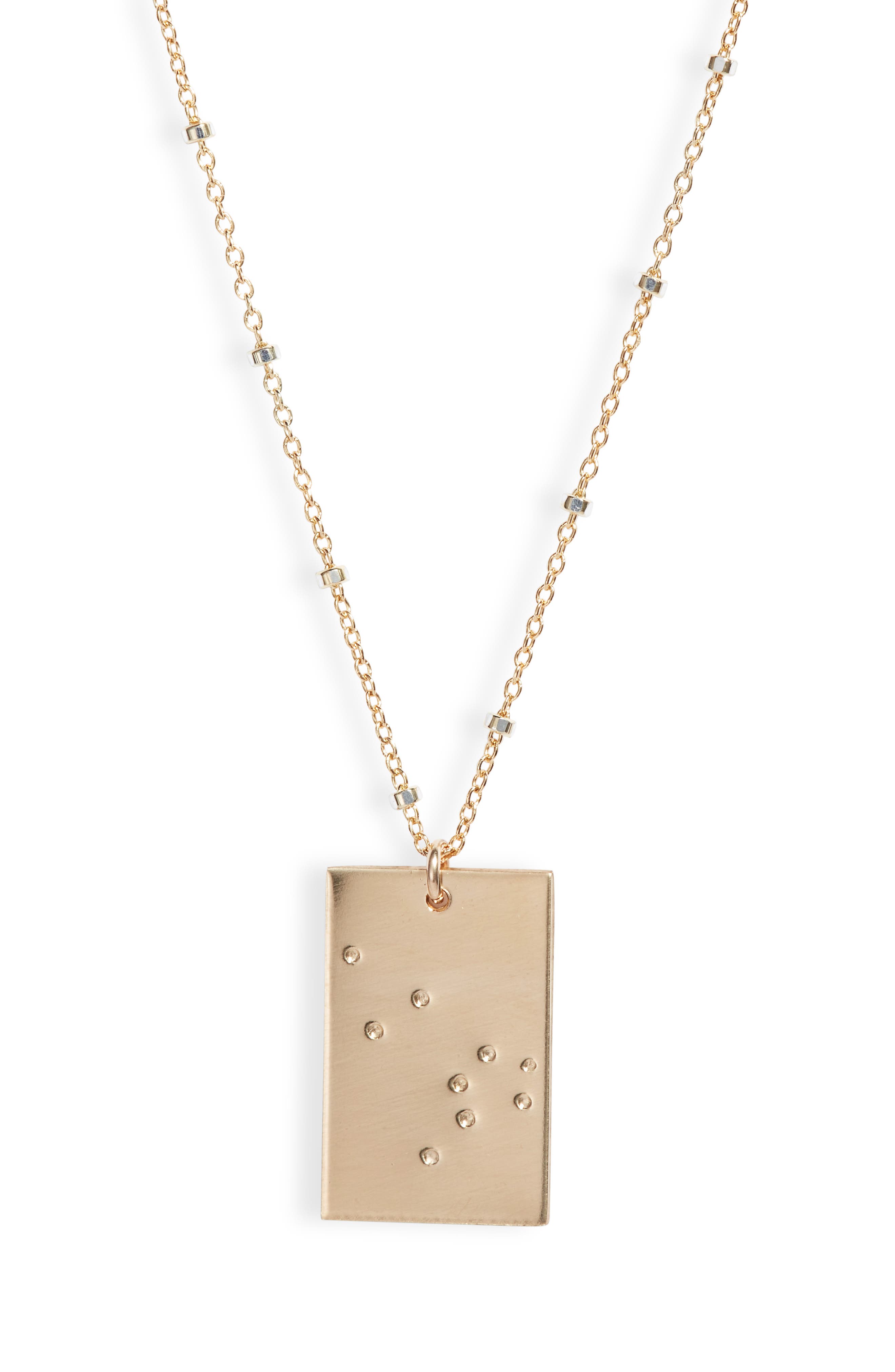 Set & Stones Zodiac Constellation Pendant Necklace | Nordstrom