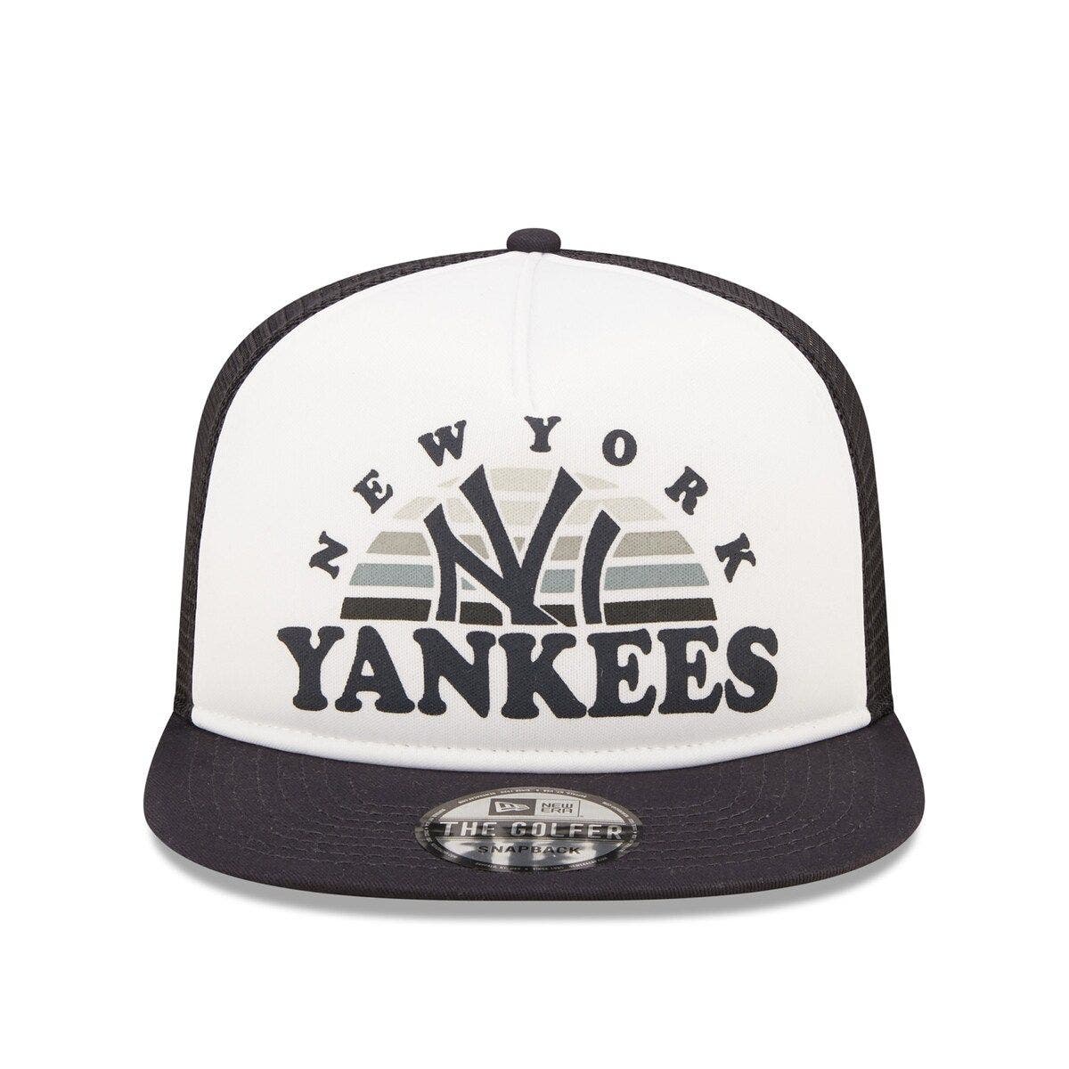 New Era Men's New Era White/Navy New York Yankees Gradient Golfer ...