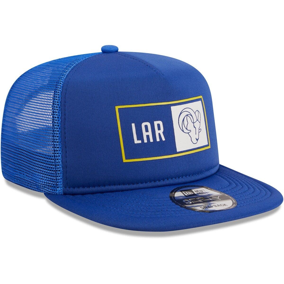 New Era Men's New Era Royal Los Angeles Rams Balanced Trucker 9FIFTY ...