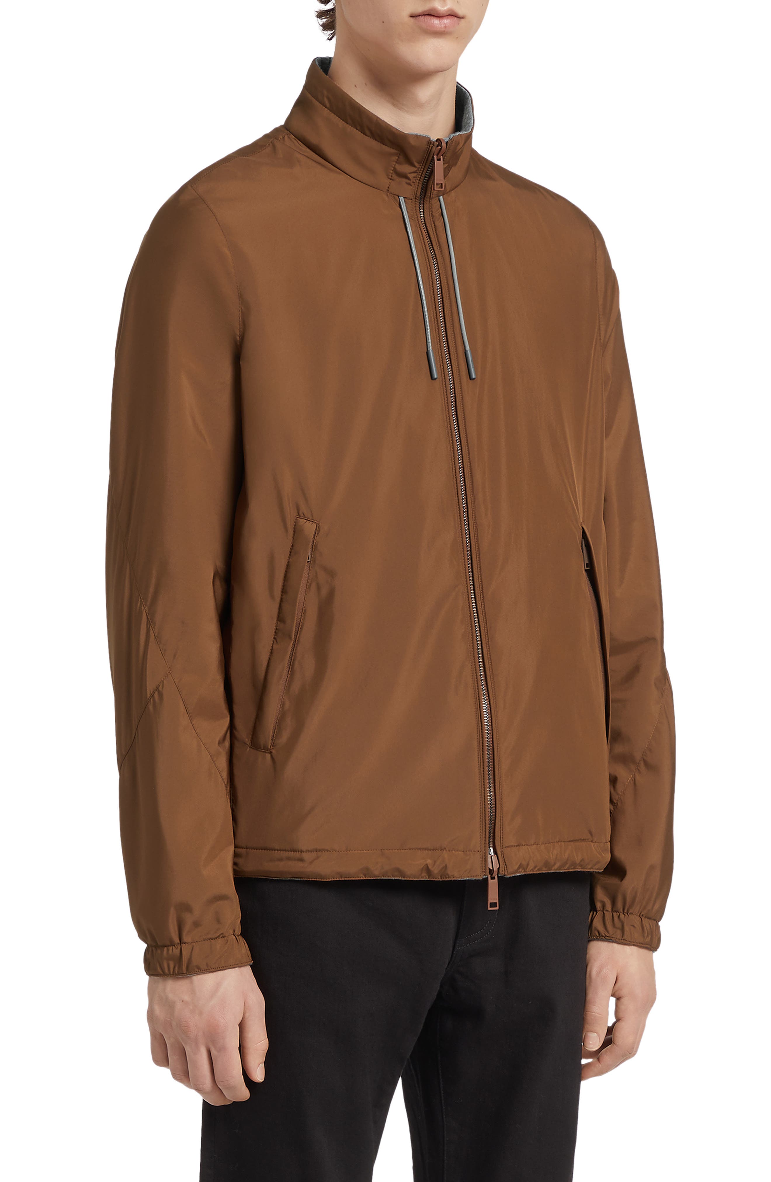 ZEGNA Zephyr Reversible Blouson Jacket | Nordstrom
