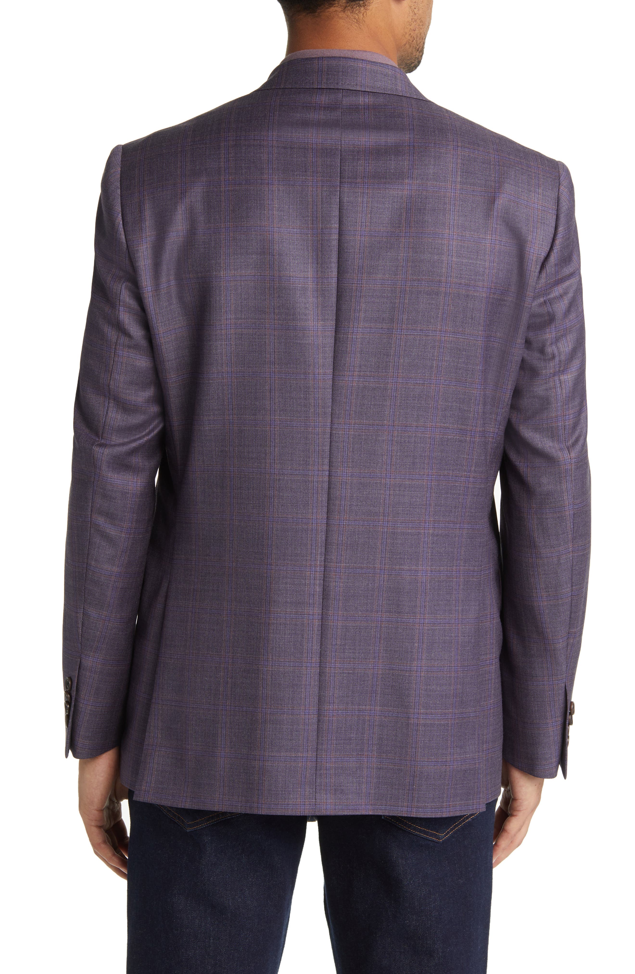 Ted Baker London Jay Slim Fit Windowpane Plaid Wool Sport Coat ...
