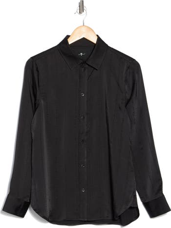 Seven High Shine Rhinestone Button-Up Shirt | Nordstromrack
