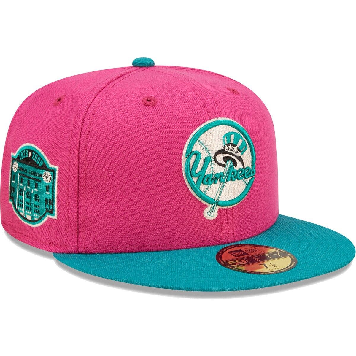 New Era Men's New Era Pink/Green New York Yankees Cooperstown ...
