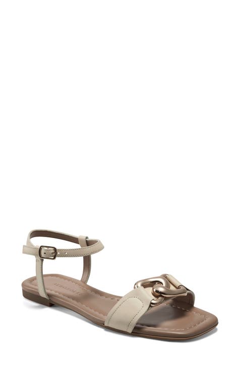 Women's Ivory Flat Sandals | Nordstrom