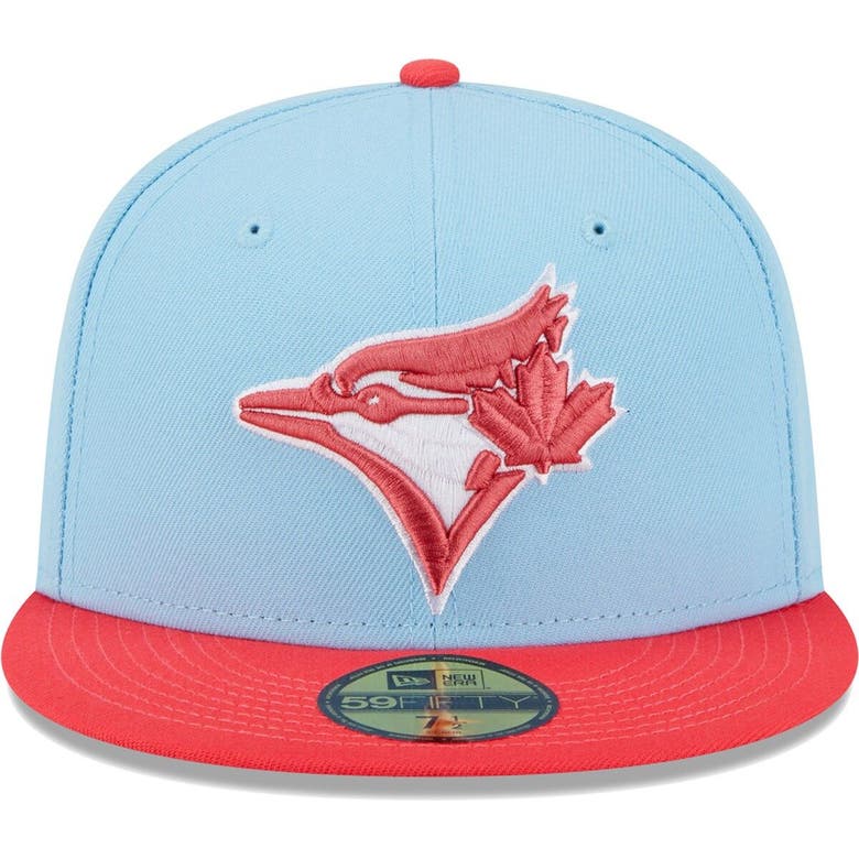 New Era Light Blue/red Toronto Blue Jays Spring Color Two-tone 59fifty ...