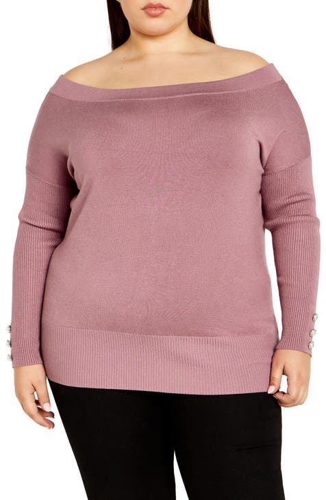 Women's Pink Plus-Size Sweaters | Nordstrom