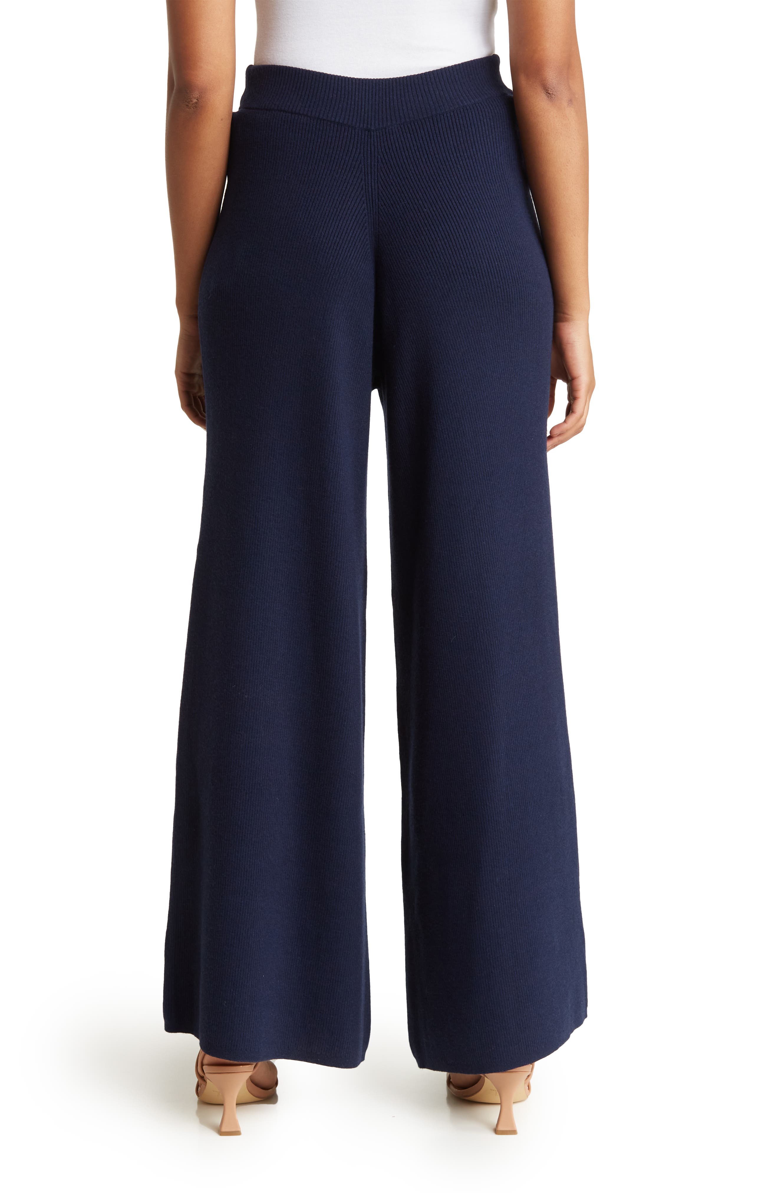 L'AGENCE Kane Wide Leg Knit Pants | Nordstromrack