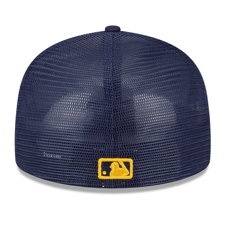 New Era Navy Milwaukee Brewers 2023 Spring Training 59fifty Fitted Hat ...