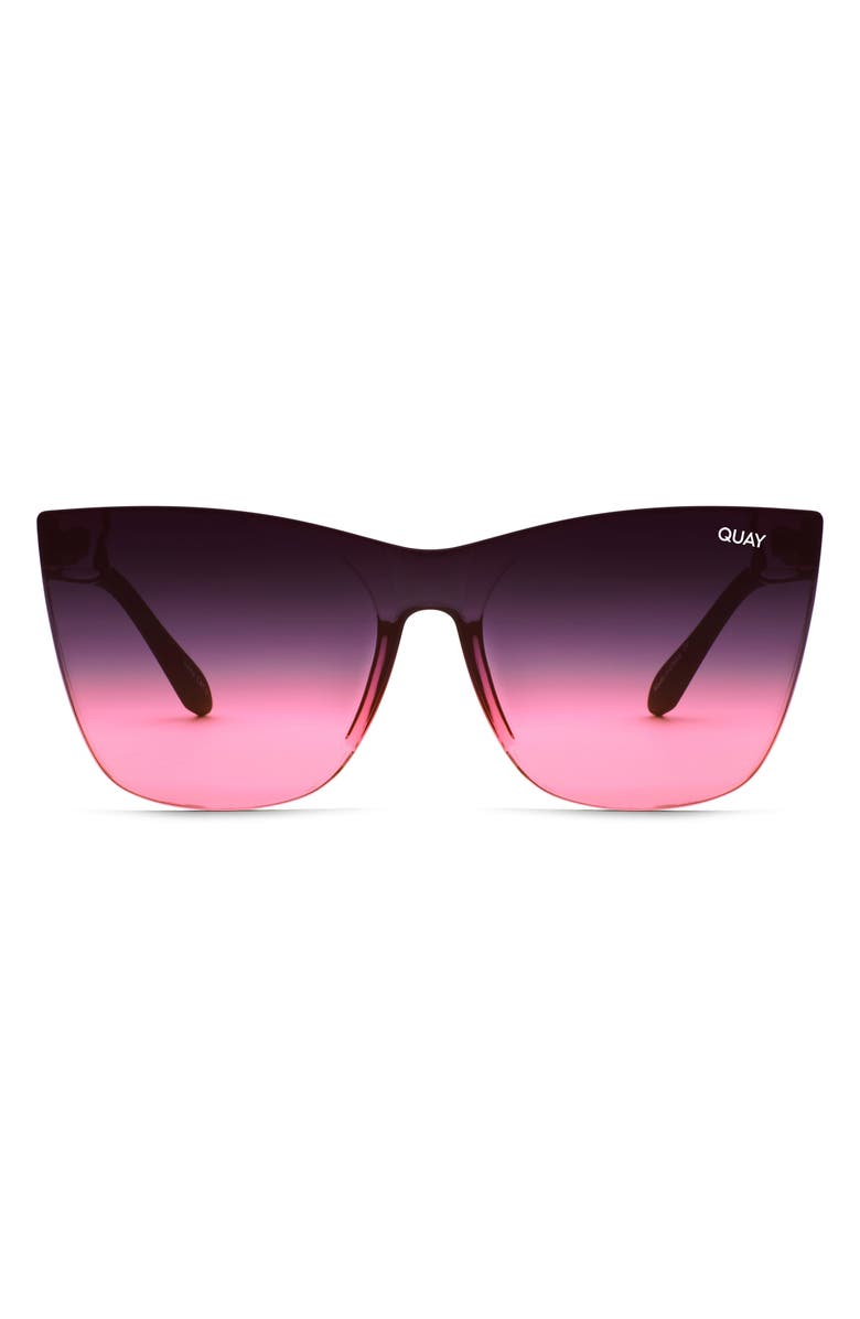Quay Australia Come Thru 56mm Gradient Cat Eye Sunglasses Nordstromrack