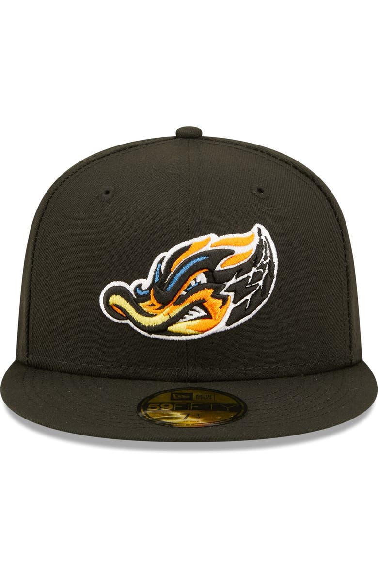 New Era Men's New Era Black Akron RubberDucks Authentic Collection Team ...