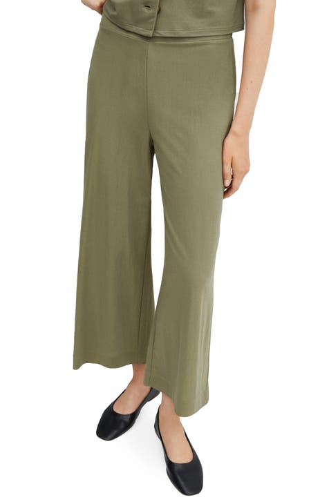 Women's Wide Leg Cropped & Capri Pants | Nordstrom