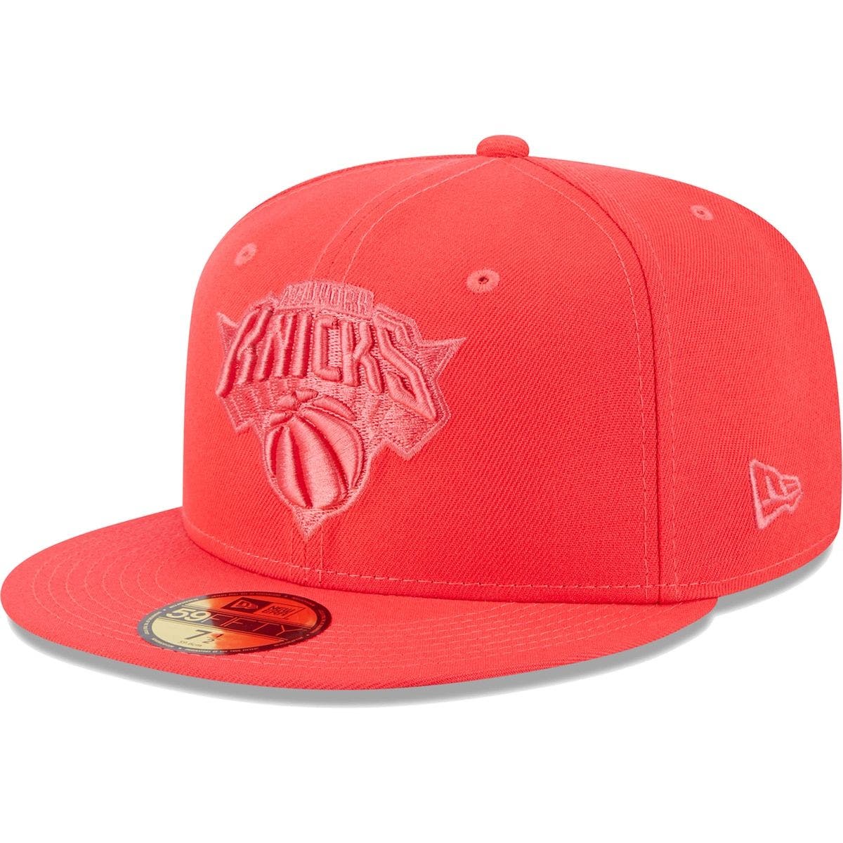 New Era Men's New Era Red New York Knicks Spring Color Pack 59FIFTY ...