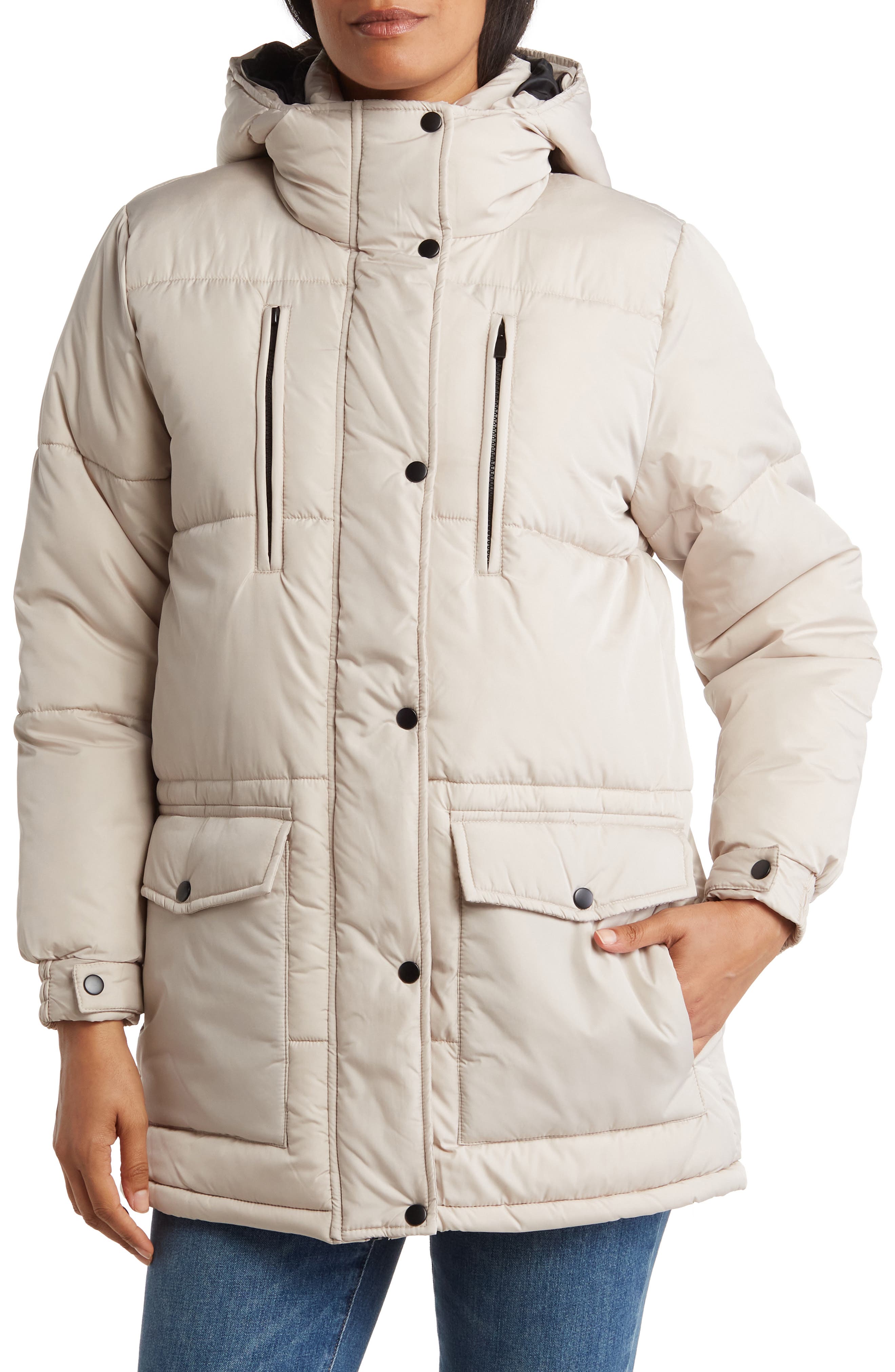 Sebby Water Resistant Puffer Jacket | Nordstromrack