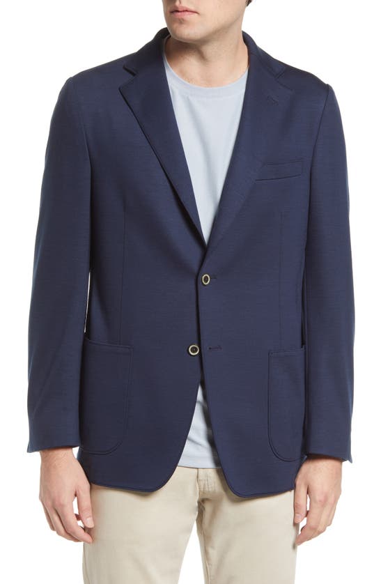 Samuelsohn Wool Sport Coat In Navy | ModeSens