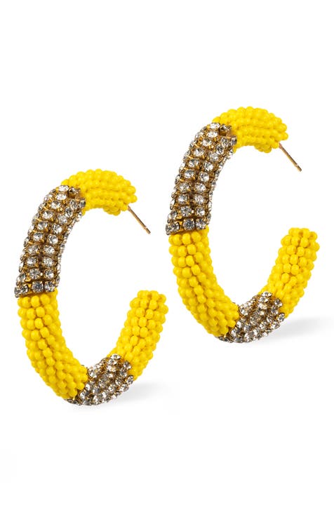Yellow Hoop Earrings | Nordstrom