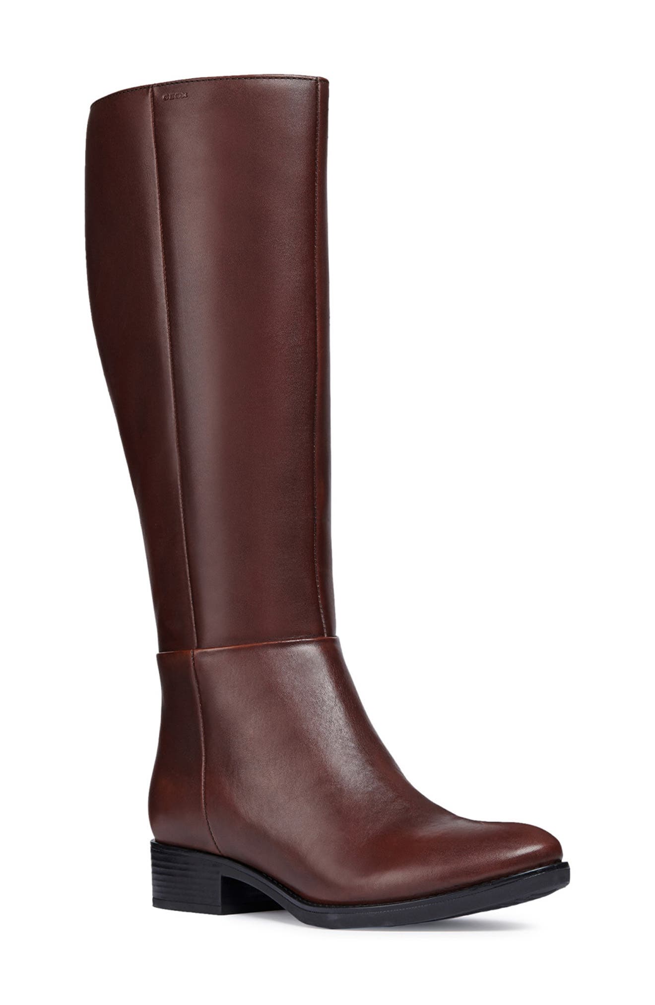 Geox Felicity Leather Knee High Boot | Nordstrom