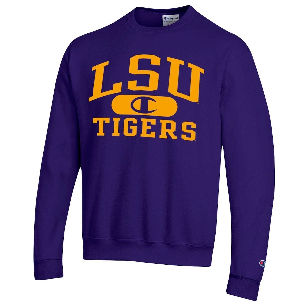 Champion Men's Champion Purple LSU Tigers Arch Pill Sweatshirt | Nordstrom